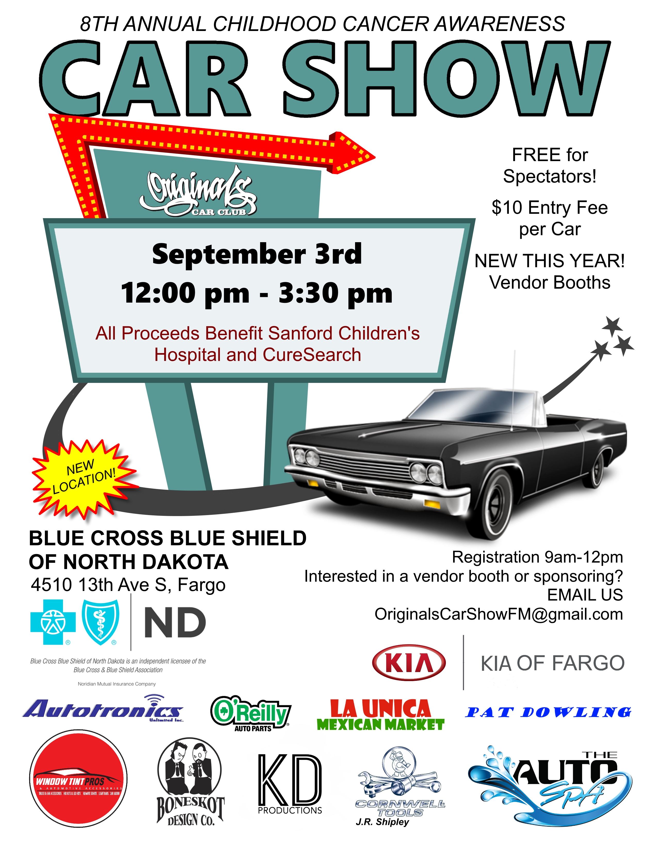 8th Annual Childhood Cancer Awareness Car Show – Originals Car Club